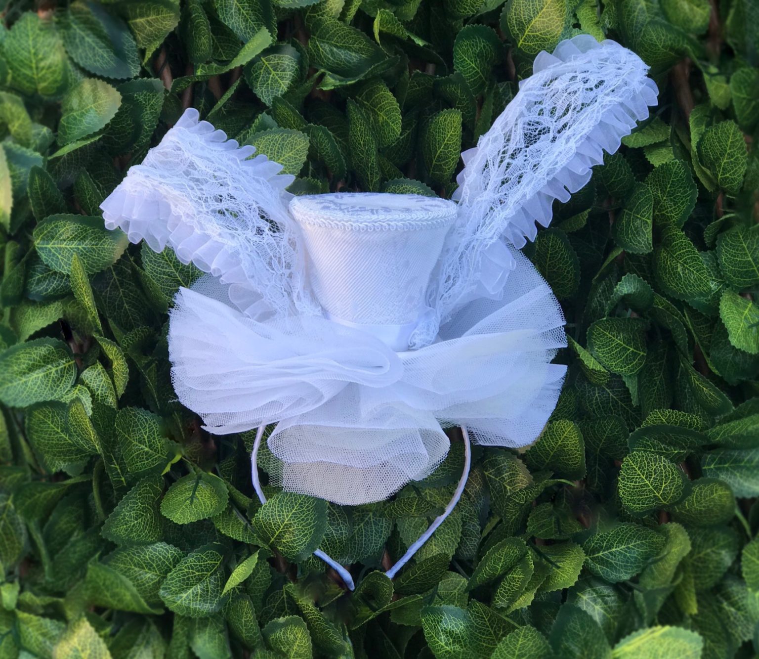 White Rabbits Top Hat Headband – Faraway Boutique